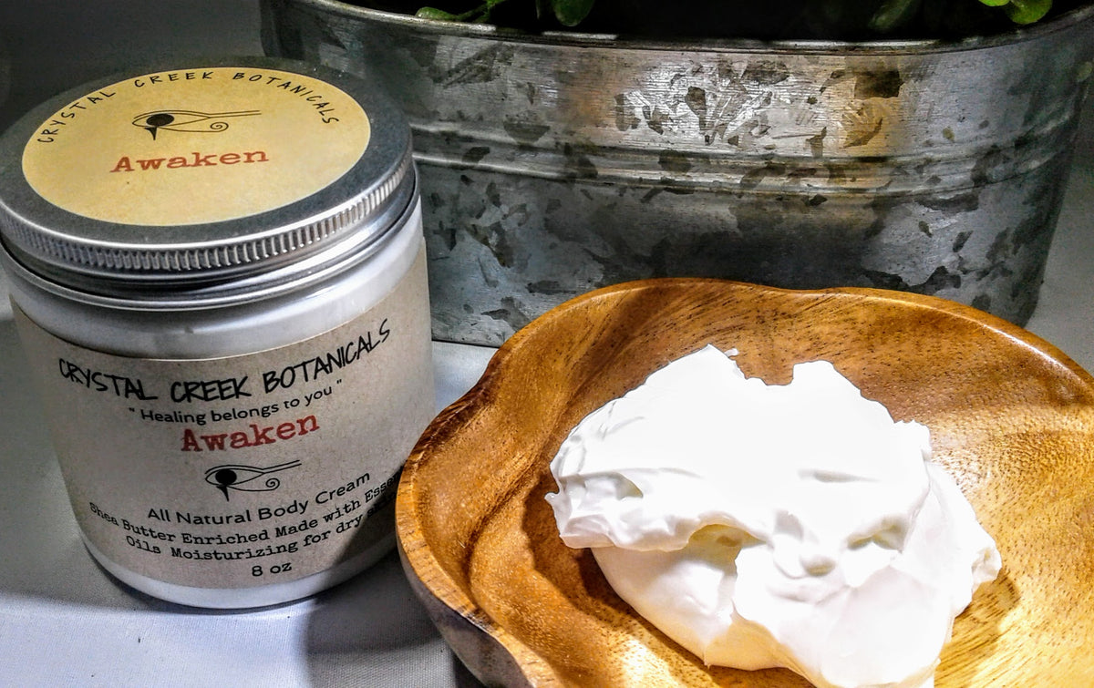 Awaken Body Cream 8 oz. – Crystal Creek Botanicals