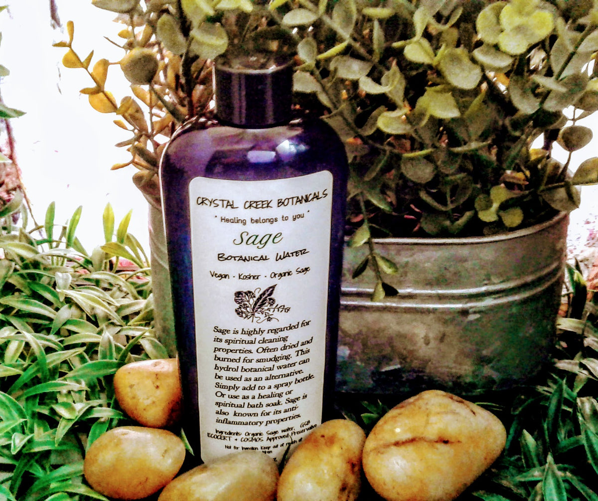 Sage Hydrol Botanical Water 8 fl oz. – Crystal Creek Botanicals