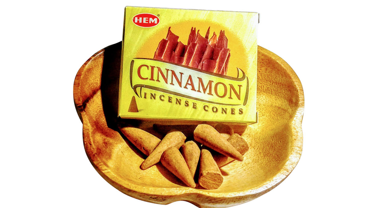 HEM Cinnamon Incense Cones – Crystal Creek Botanicals